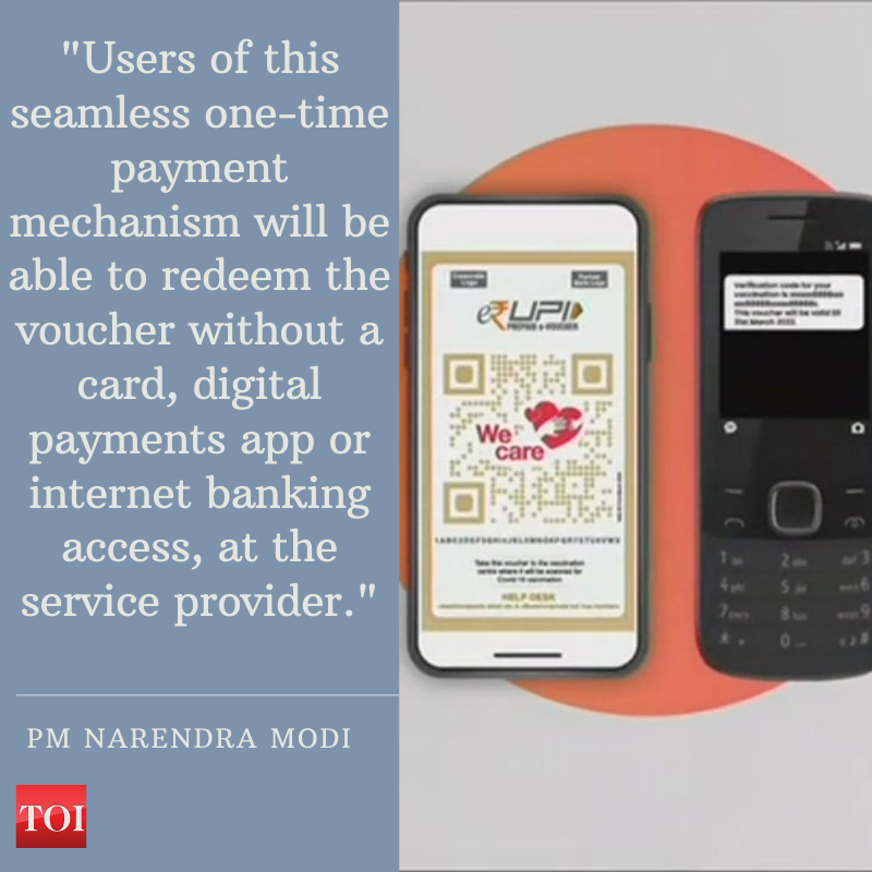 PM Modi launches new digital payment system e-RUPI:…