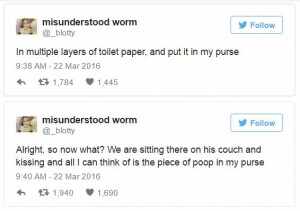 This woman hid poop in her purse during a date