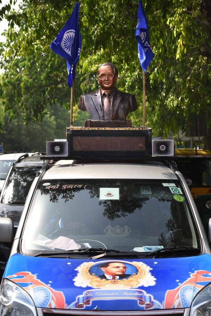 Parliament comes alive as thousands gather to remember Ambedkar