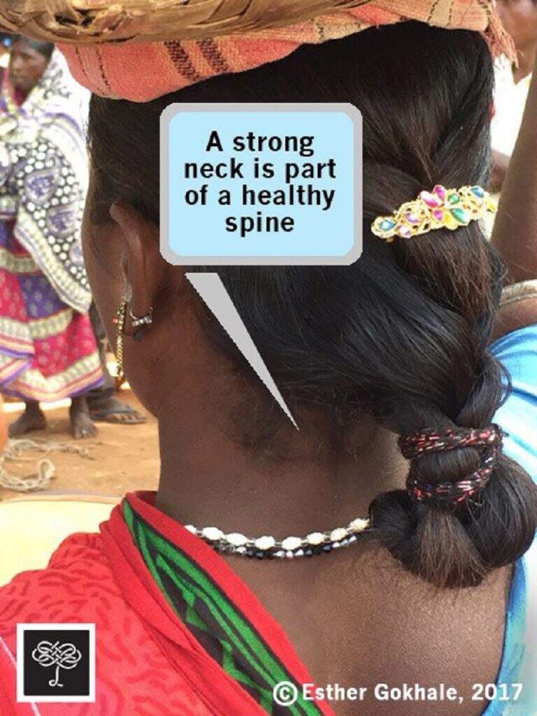 Carrying on the head in tribal India