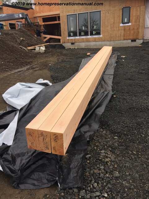 Preserving exposed wood timbers and beams
