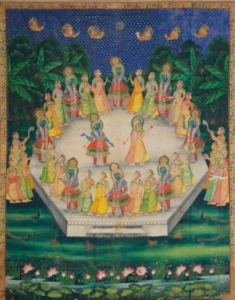 Lord Krishna and raslila