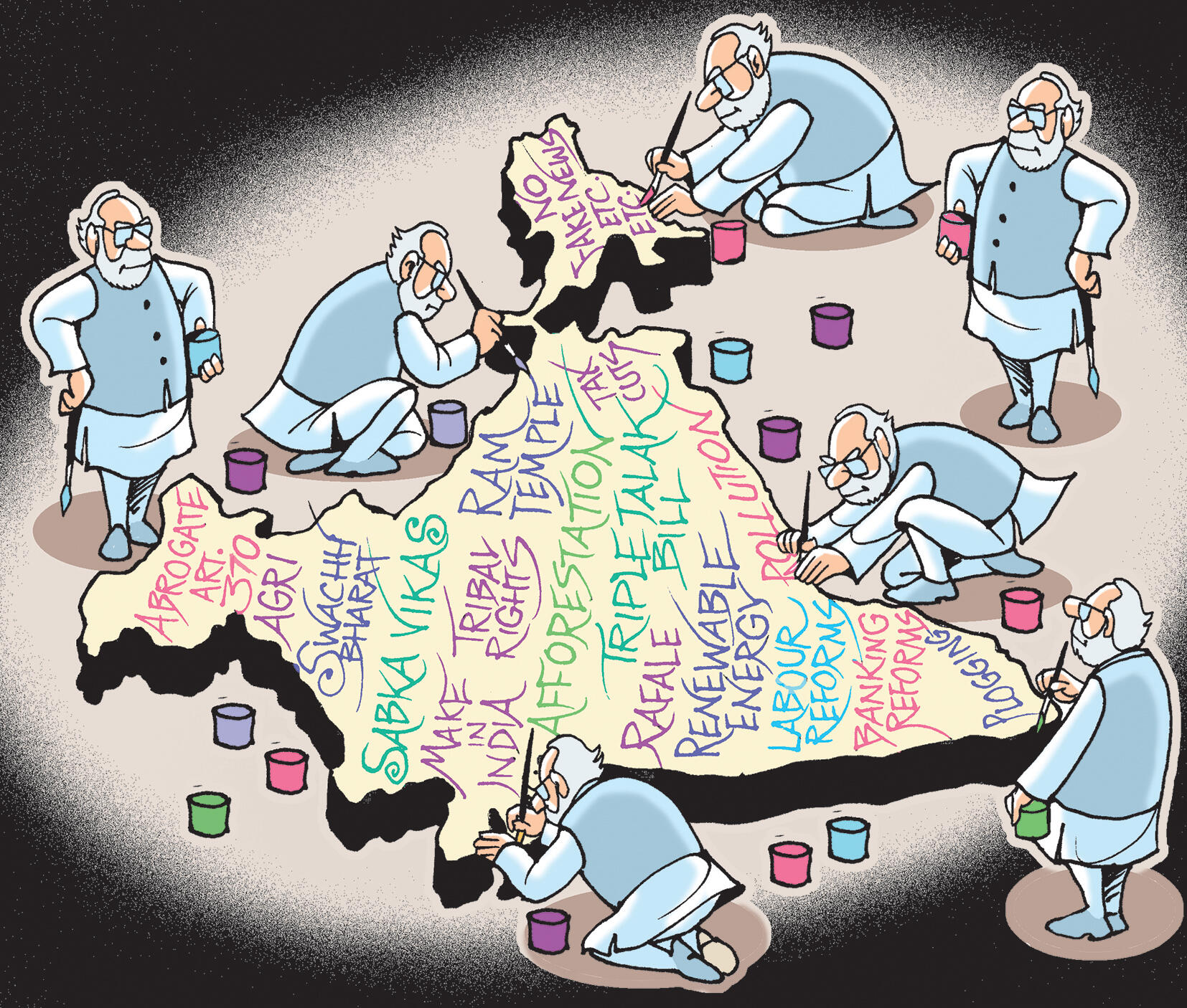 A phenomenal six months: Modi government has hit the ground running as ...