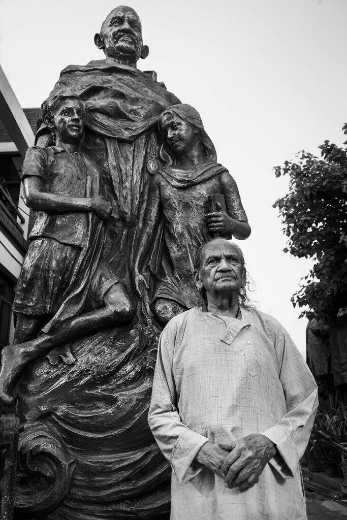 Ram Sutar and Mahatma Gandhi -the journey goes back to many decades