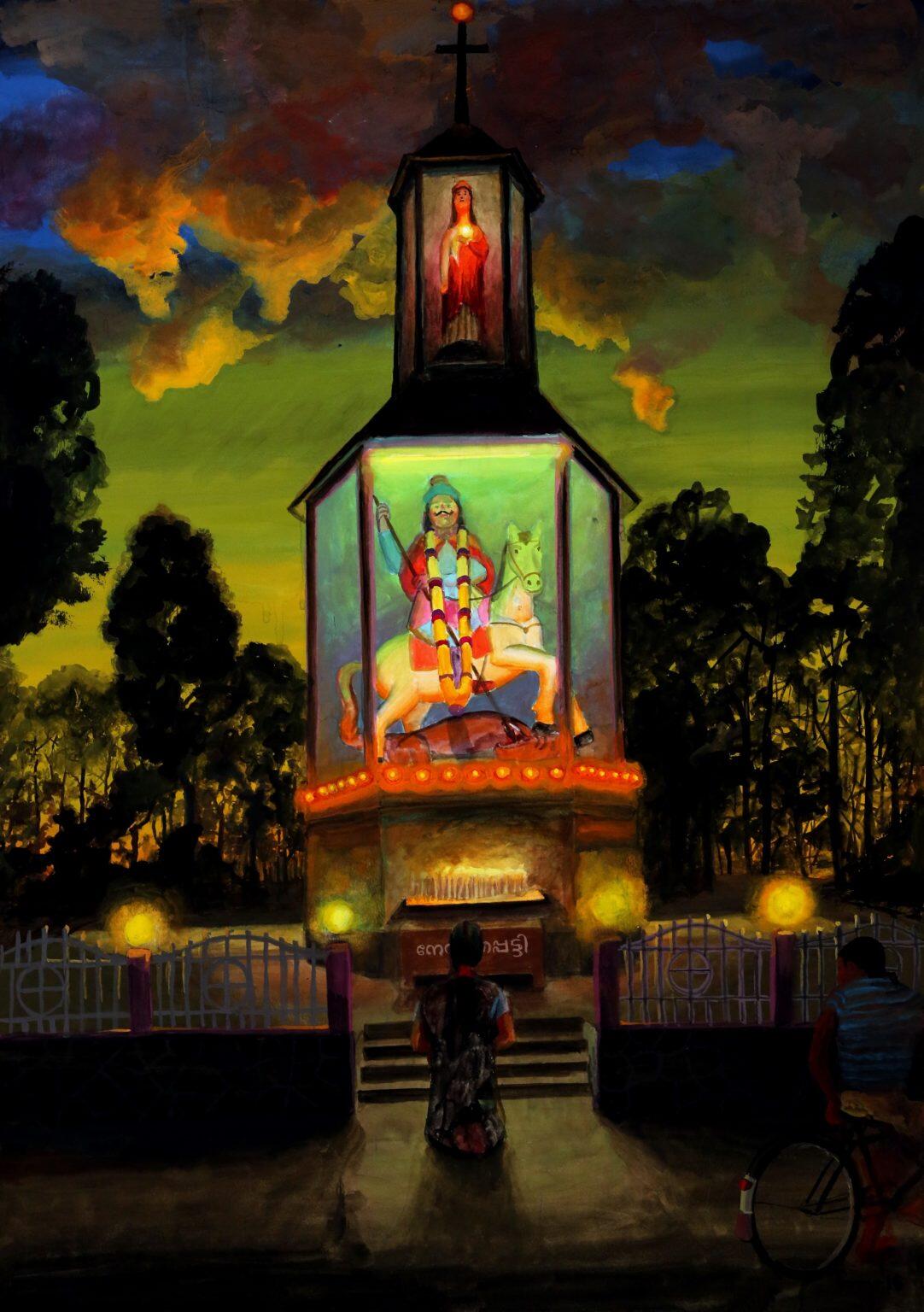 Three Indian artists celebrate Christian symbolism