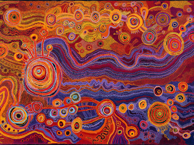 At Art Basel OVR 2021 Australian aboriginal art stuns