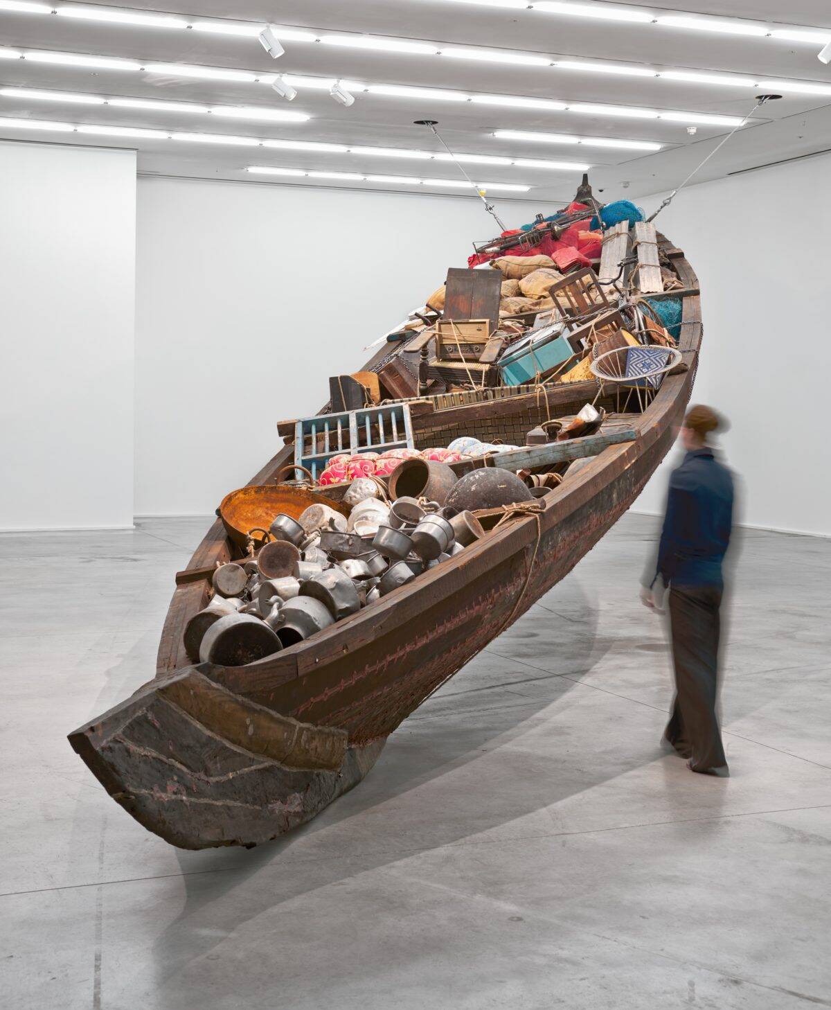 Subodh Gupta’s Kerala boat installations