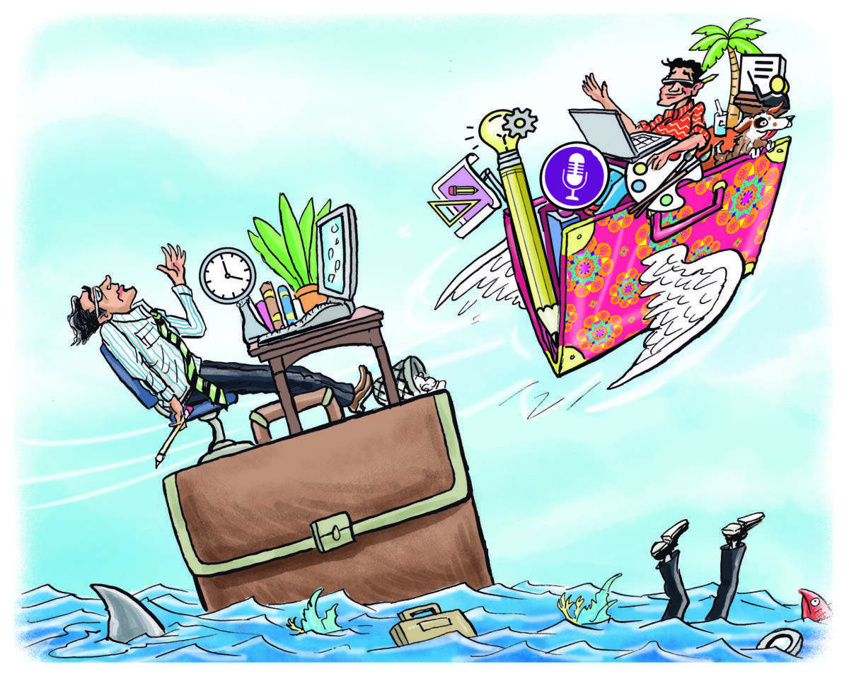 Get out of the job rut and embrace a ‘portfolio life’