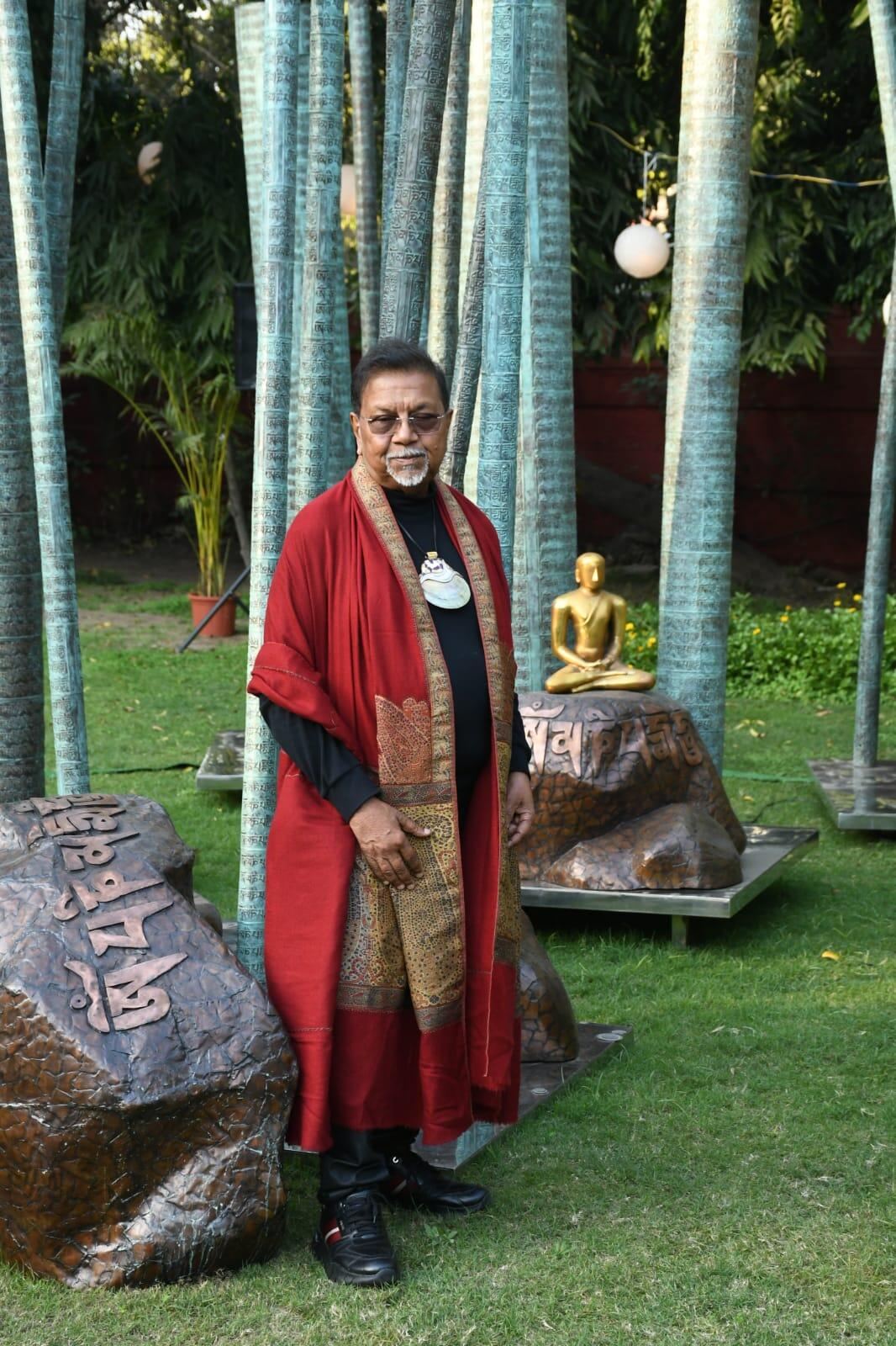 Satish Gupta’s Garuda and Zen Forest at Sculpture Park, Bikaner House