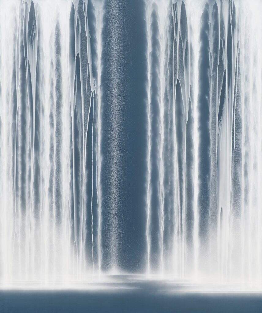 Hiroshi Senju’s Waterfall studies at Tokyo Gendai Art Fair