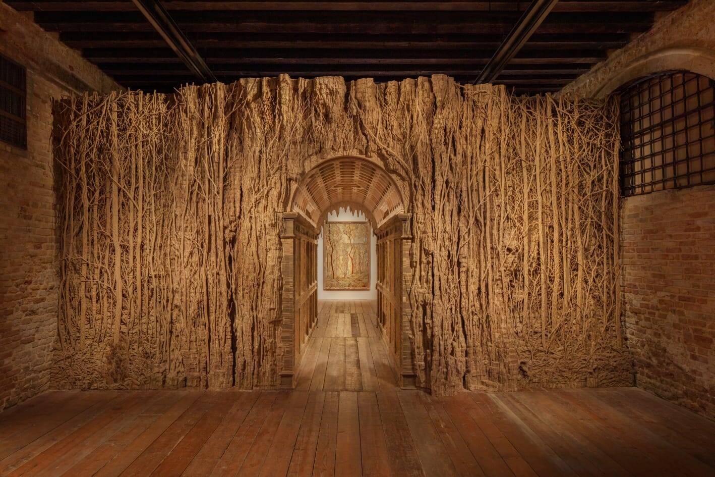 Eva Jospin’s enchanting cardboard forests at Venice Biennale 2024