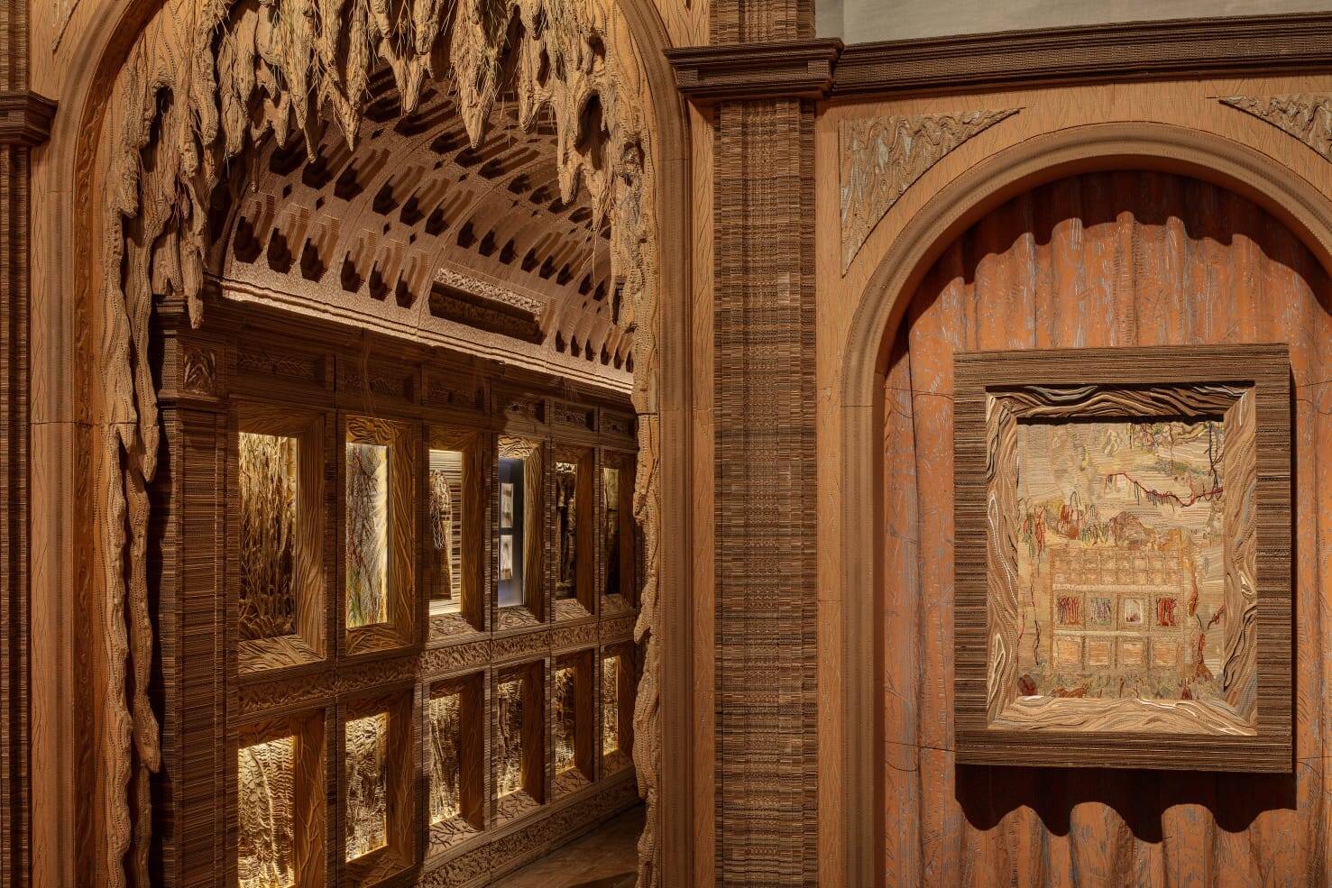 Eva Jospin’s enchanting cardboard forests at Venice Biennale 2024