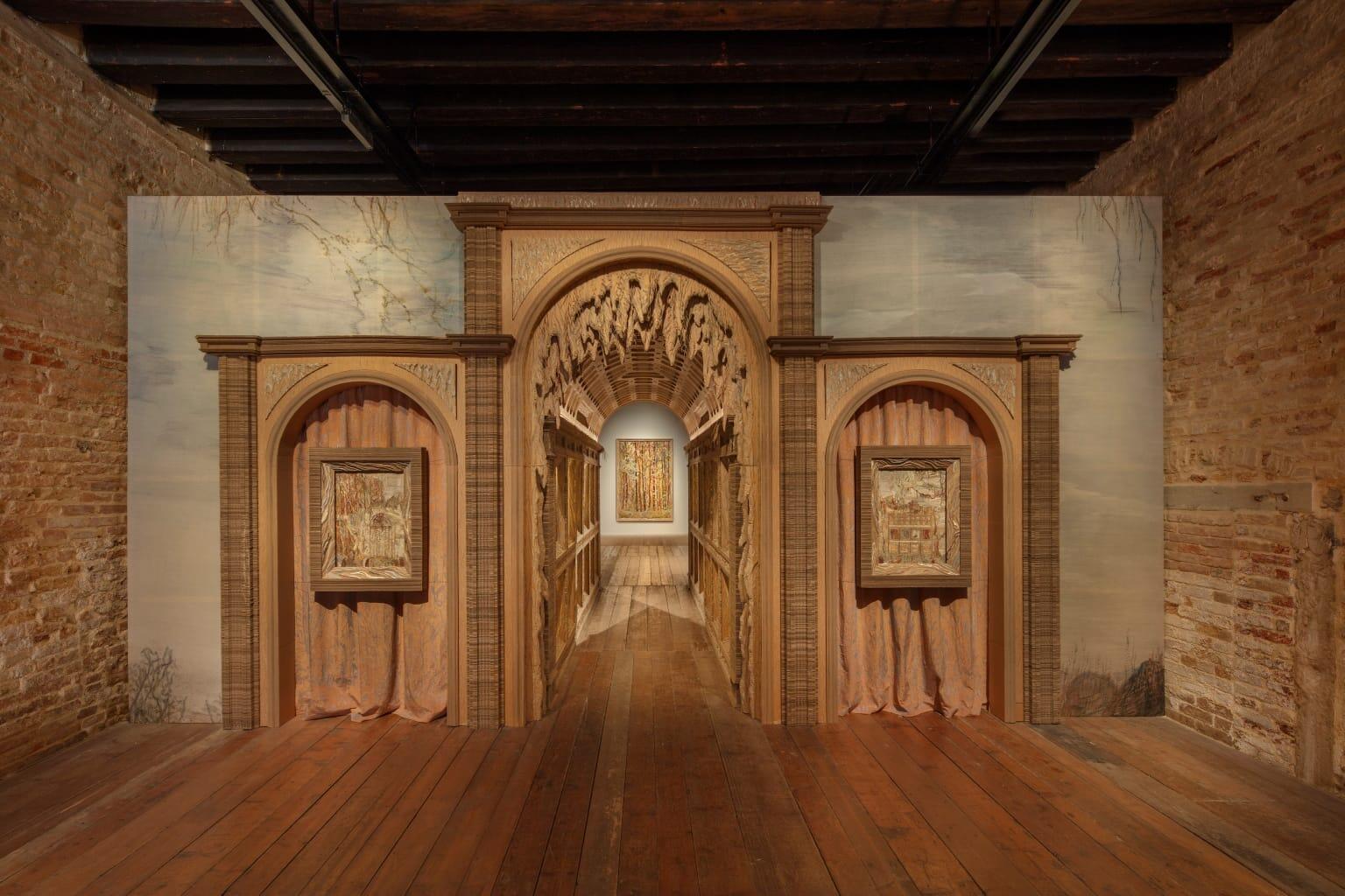 Eva Jospin’s enchanting cardboard forests at Venice Biennale 2024