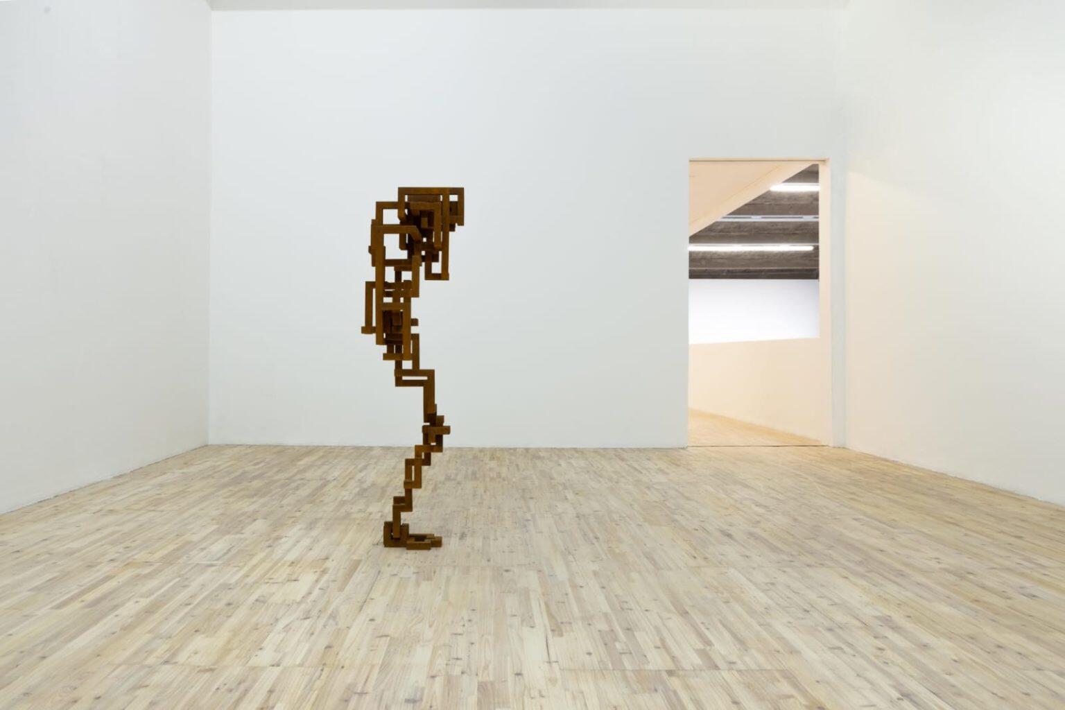 Sculptor Antony Gormley charms with human body in Beijing