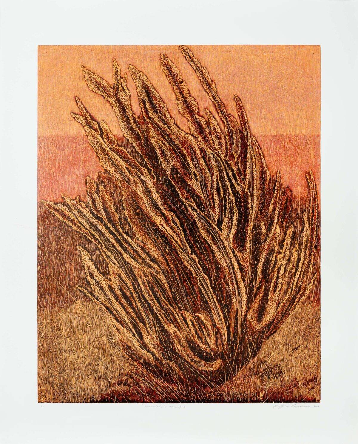 Soghra Khurasani woodcuts waft scenic bounty