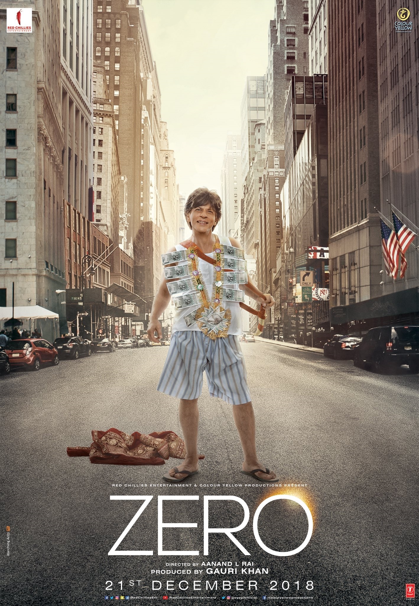 Shah Rukh Khan: Zero poster: Aanand L Rai unveils new poster featuring ...
