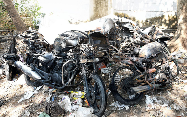 revenge: 21-yr-old held for setting 18 bikes on fire