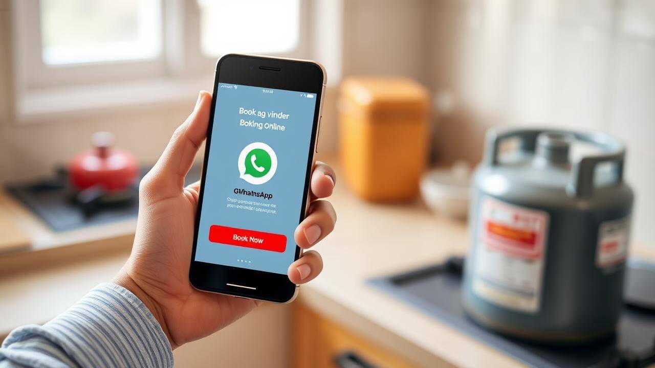 Effortless Gas Cylinder Booking via WhatsApp and Mobile Apps in India