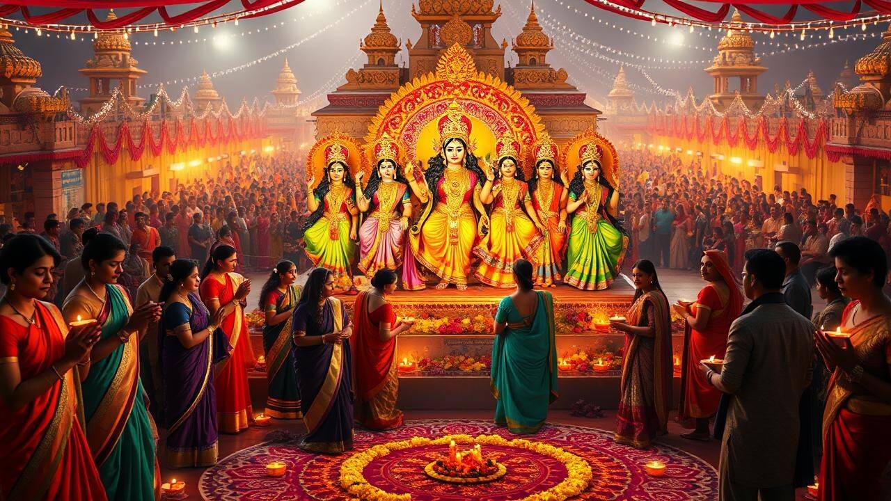 Celebrate Navratri 2025: The Vibrant Journey of Goddess Durga and Her ...