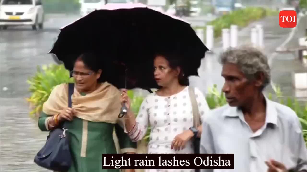 Light rain showers in Odisha capital Bhubaneswar