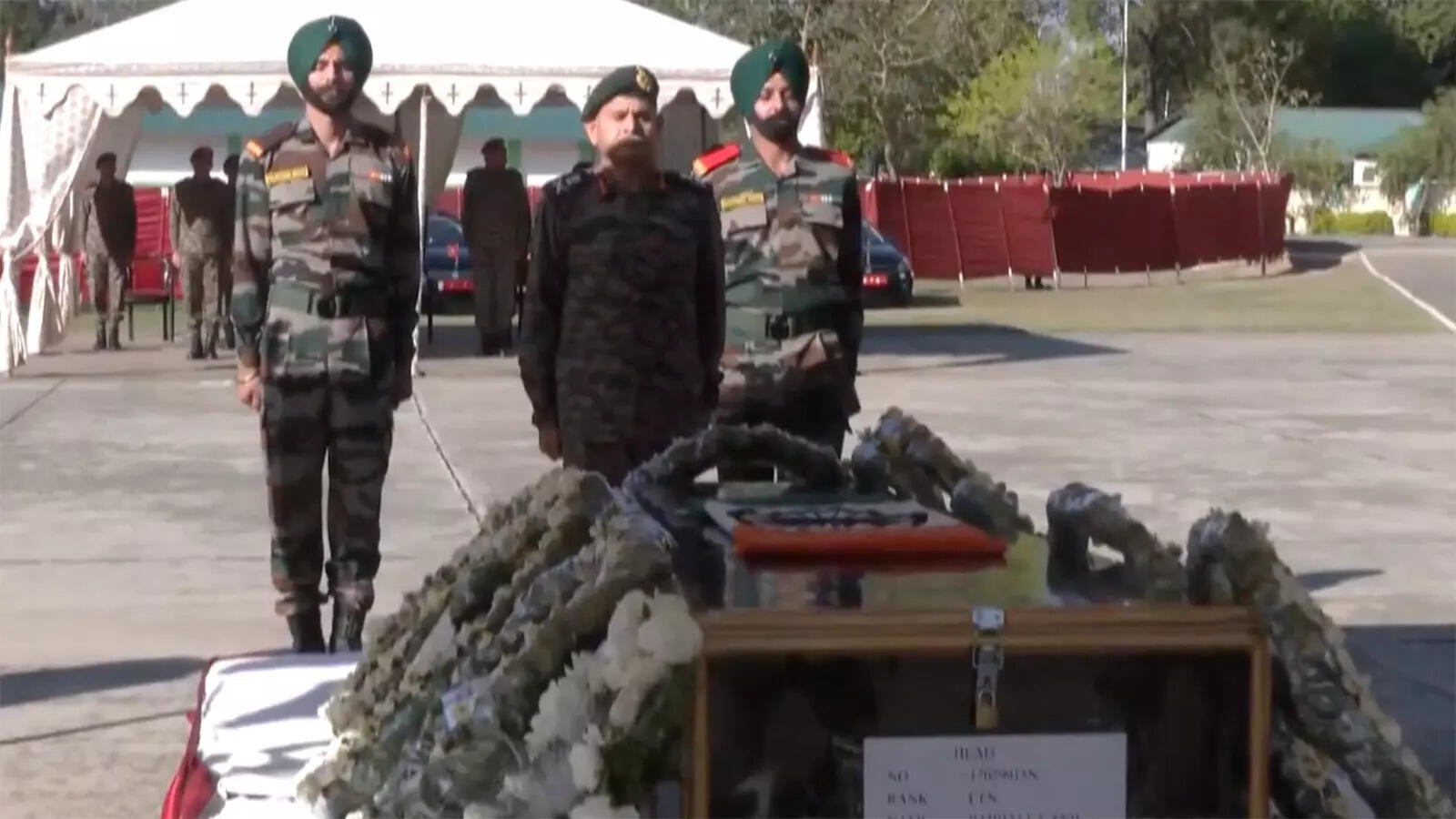 Northern Army Commander pays tribute to Aviation Technician killed in Army Helicopter crash