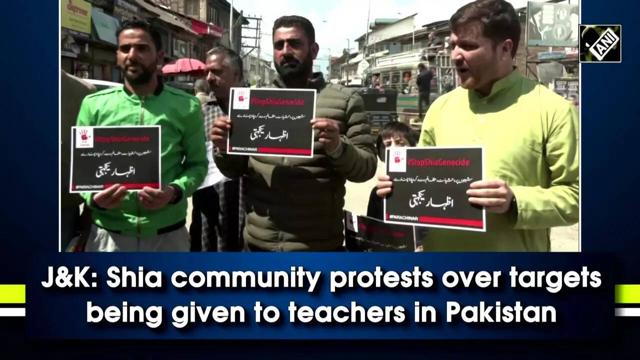 J&K: Shia community protests over targets being given to teachers in ...