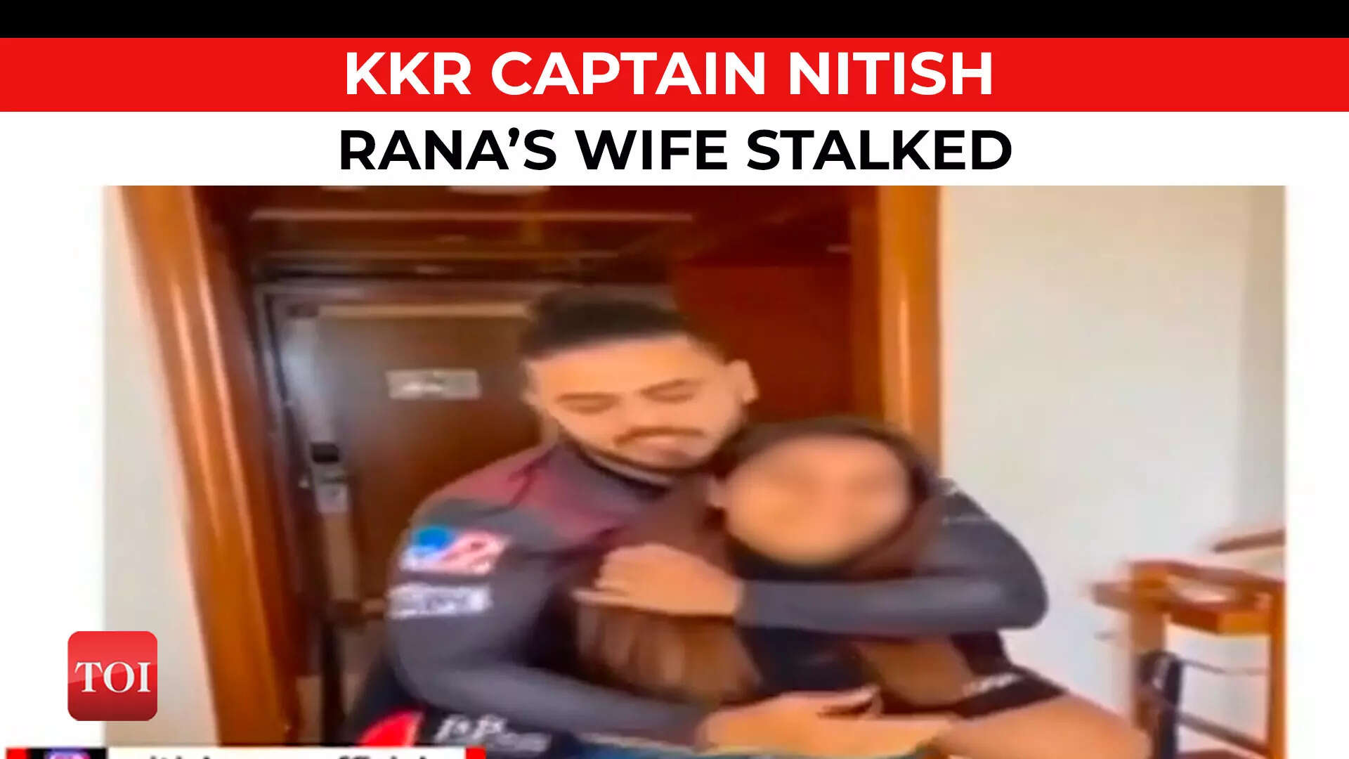 Stalkers on a two-wheeler chase KKR captain Nitish Rana’s wife Saachi ...