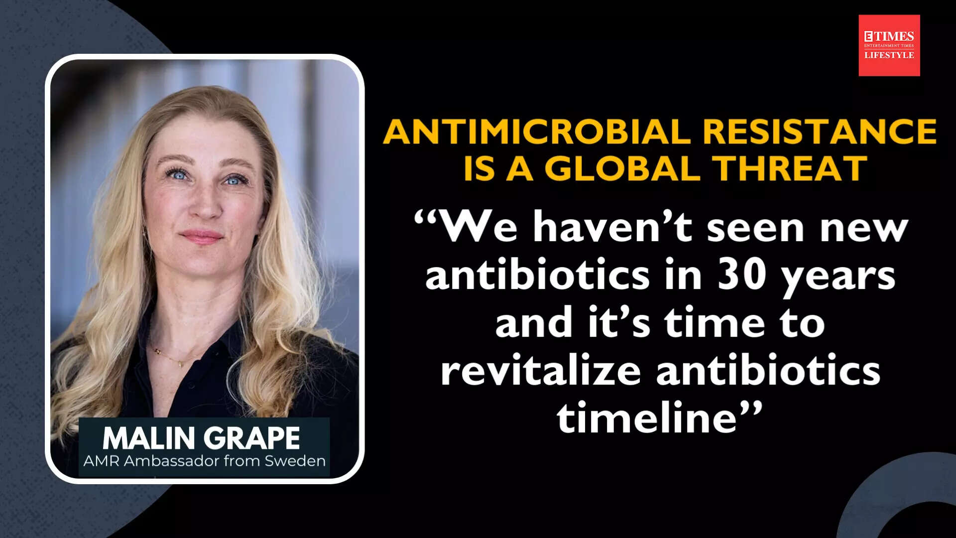 Antimicrobial resistance is a global threat