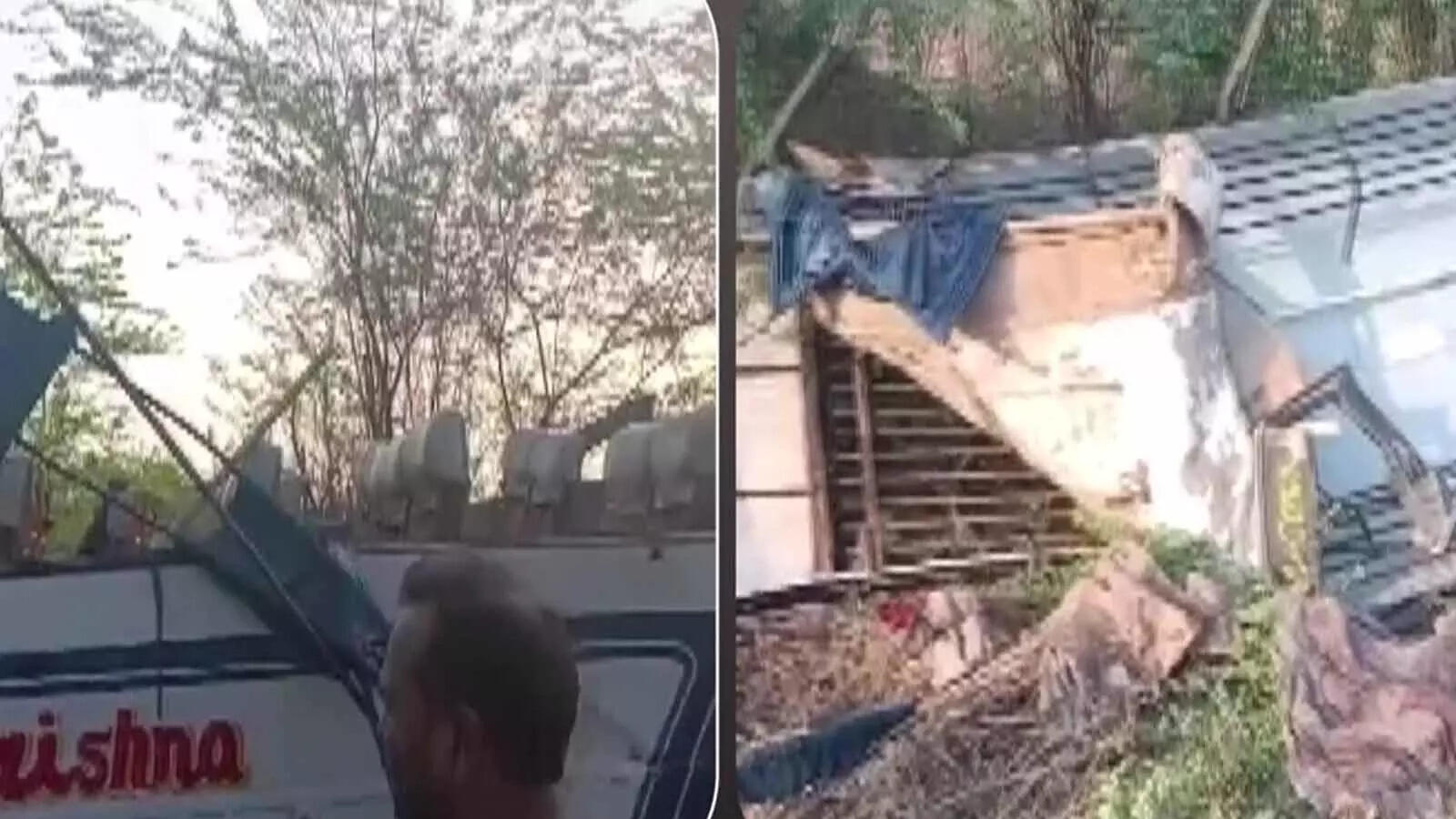 UP: 5 dead, 15 injured after bus overturns in Jalaun