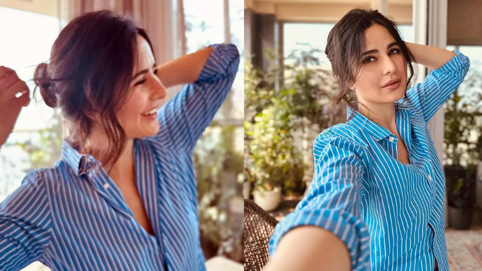 Amid pregnancy rumours, Katrina Kaif beats the 'summer blues' in a easy ...