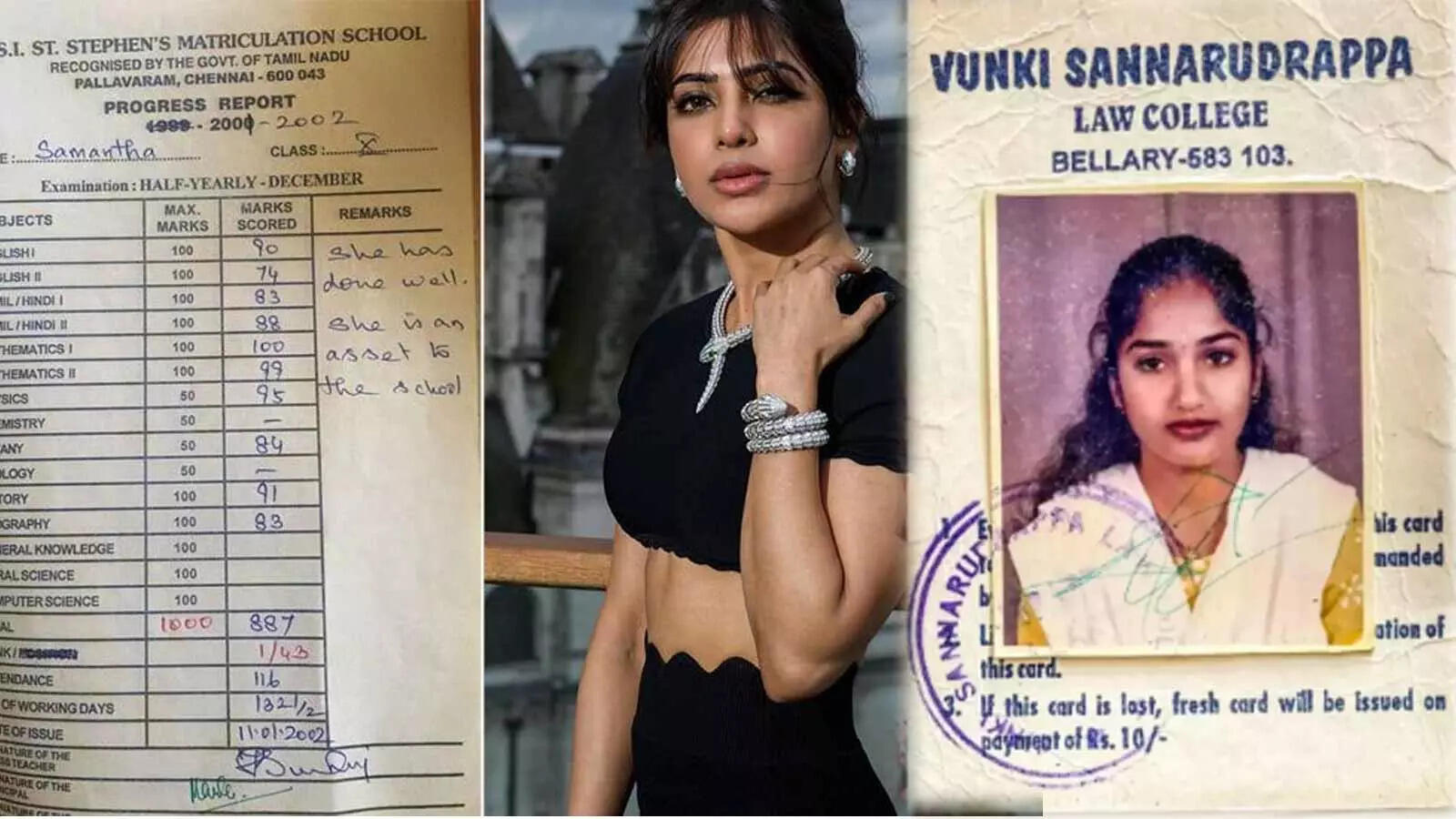 After Samantha Ruth Prabhu’s 10th class marksheet goes viral, THIS Tollywood actress shares ...