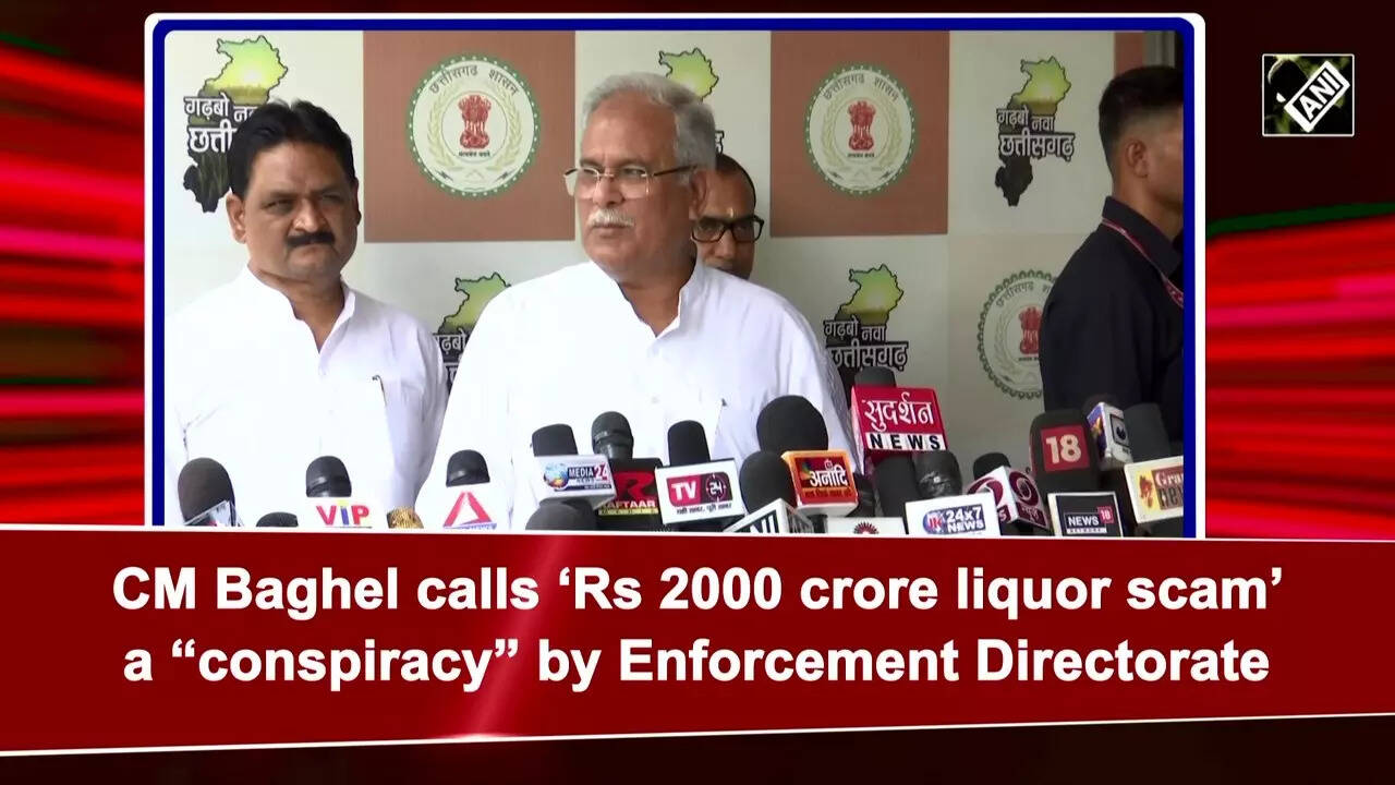 CM Baghel calls ‘Rs 2000 crore liquor scam’ a conspiracy by Enforcement Directorate