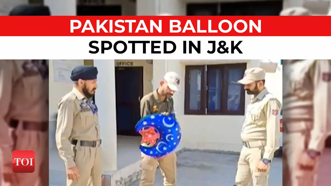 Suspicious multicoloured Pakistani balloon spotted near Indian border ...