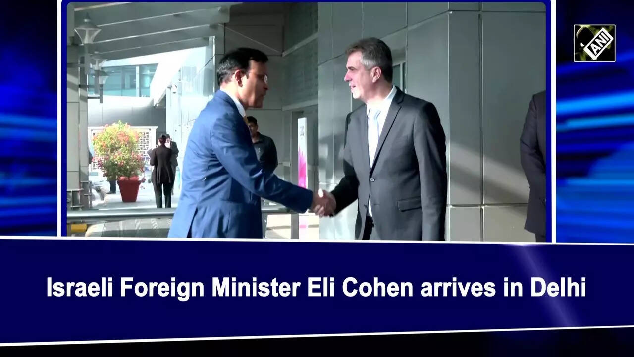 Israeli Foreign Minister Eli Cohen arrives in India for his three-day visit
