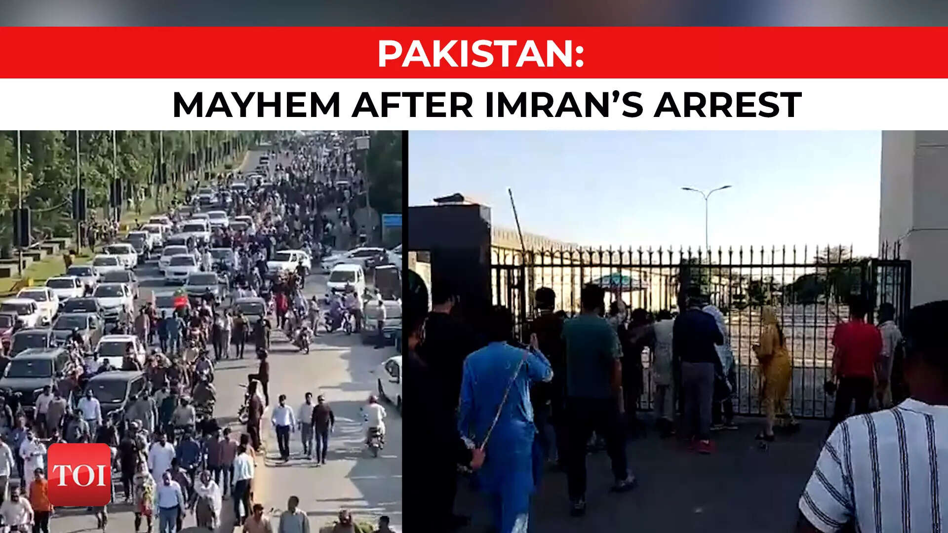 Pakistan in turmoil: Protests break out after Imran Khan's arrest ...