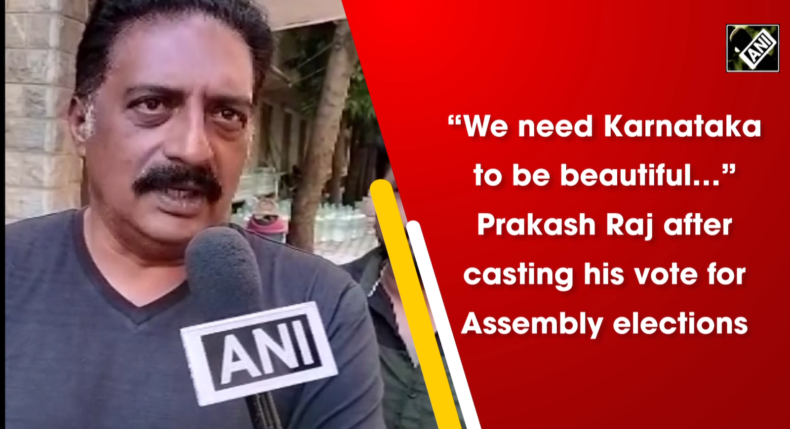 prakash raj: “We need Karnataka to be beautiful…” Prakash Raj after ...