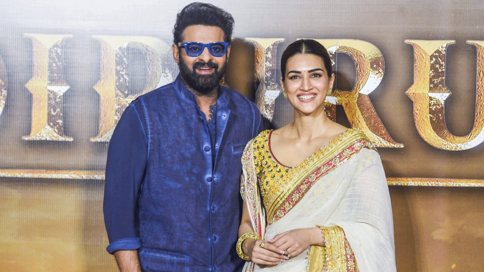 Kriti Sanon and Prabas look great together at the launch of Adipurush ...