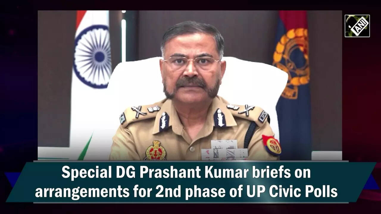 Special DG Prashant Kumar briefs on arrangements for 2nd phase of UP Civic Polls