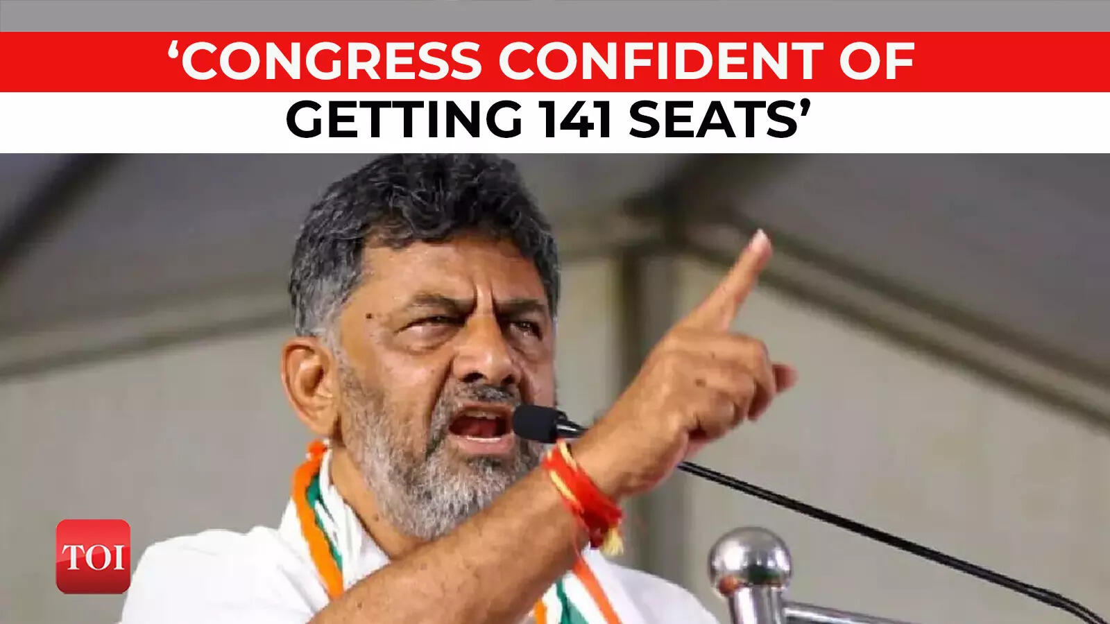 Karnataka polls: Smiling DK Shivakumar almost reveals who will be the ...