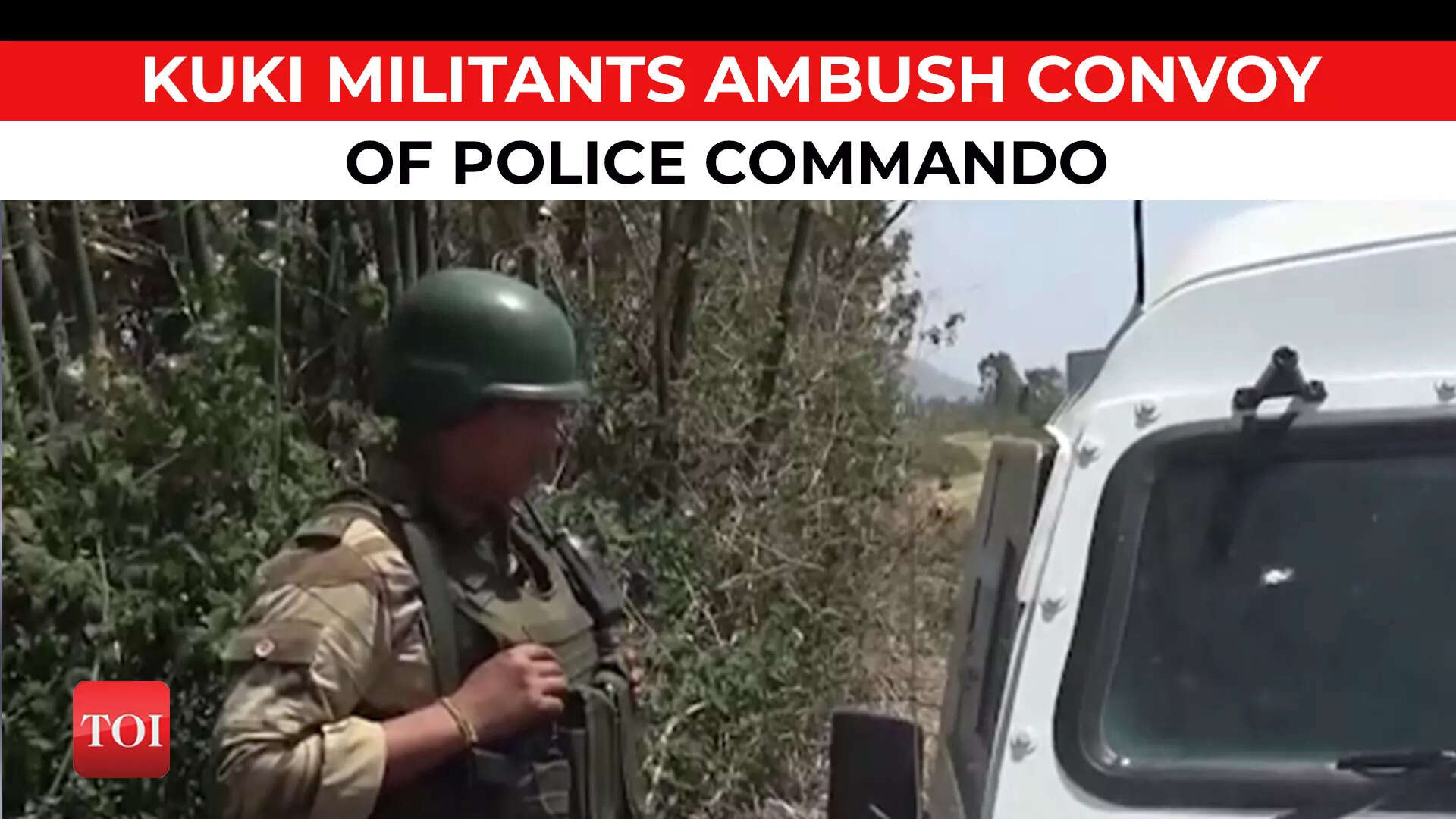 Manipur: Kuki militants ambush a convoy of Bishnupur police commando, 1 ...