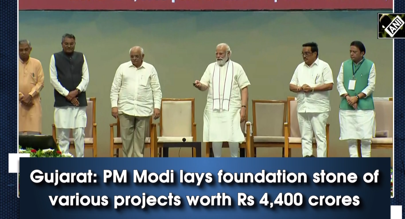 PM Modi lays foundation stone of various projects worth Rs 4,400 crores