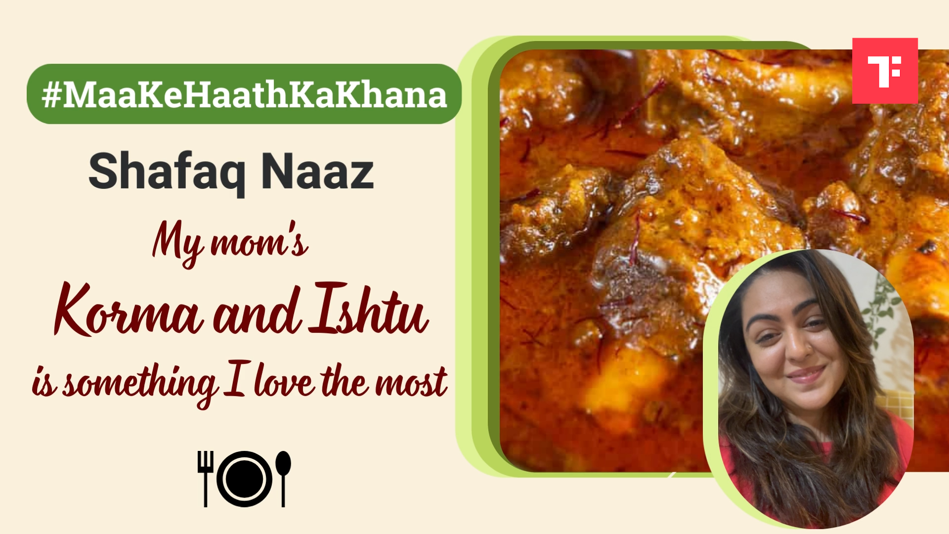 Mother's Day Special: My mom's Korma and Ishtu is something I love the ...