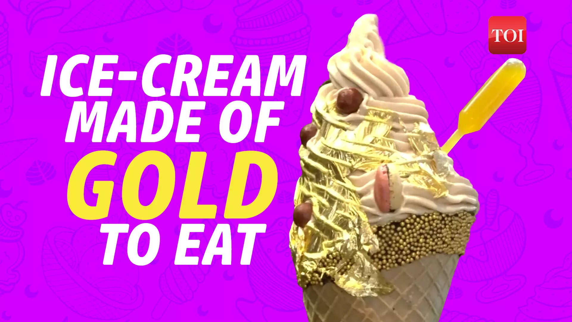 Watch: How a shop serves ice-cream made of 24-carat gold in Surat