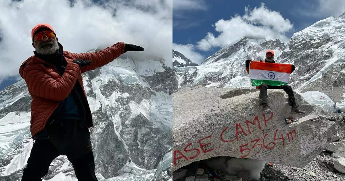 Sarabhai vs Sarabhai fame JD Majethia climbs Everest Base Camp at the ...