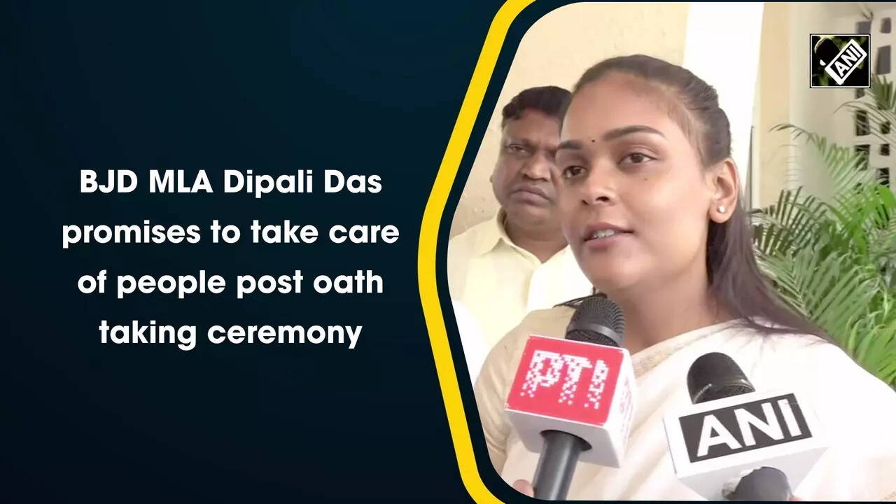 BJD MLA Dipali Das promises to take care of people post oath taking ceremony
