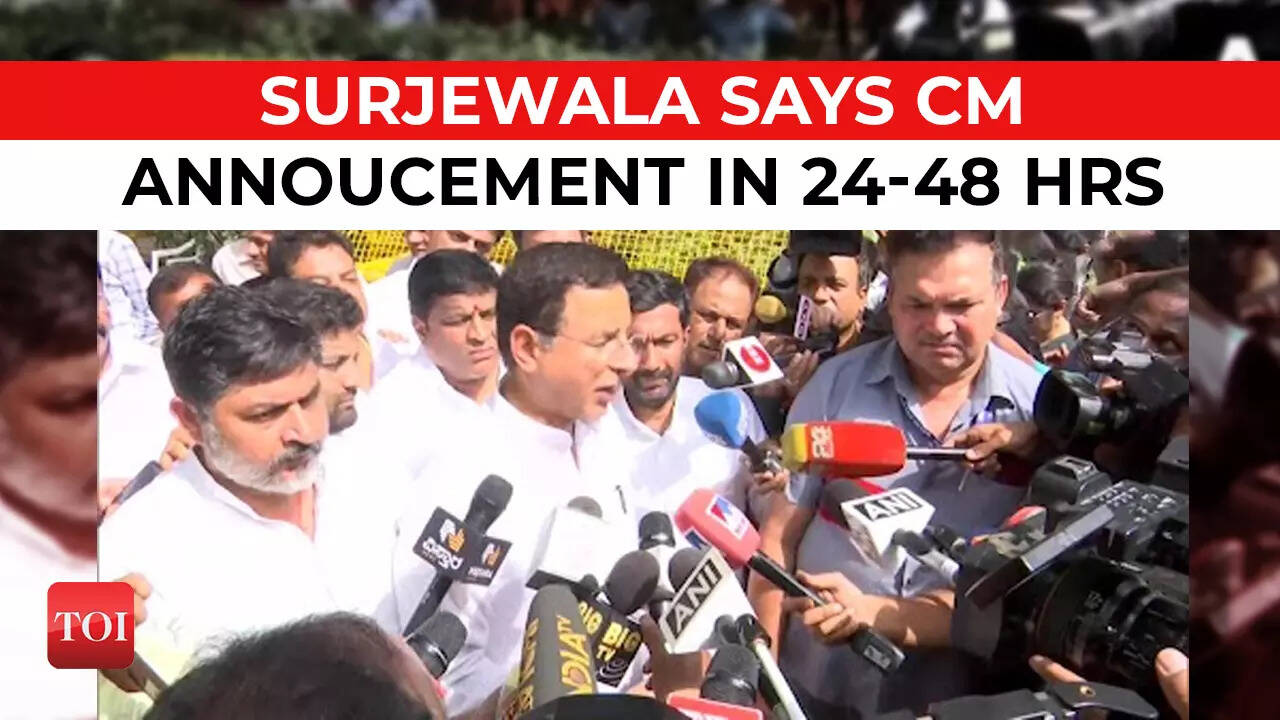 Congress President Mallikarjun Kharge to announce name of new Karnataka CM in the next 24 hours ...