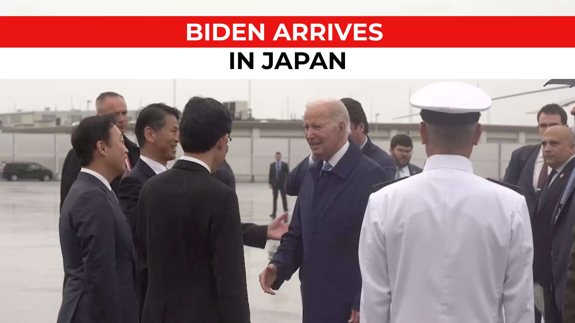 Watch: US President Joe Biden arrives in Japan for G7 summit