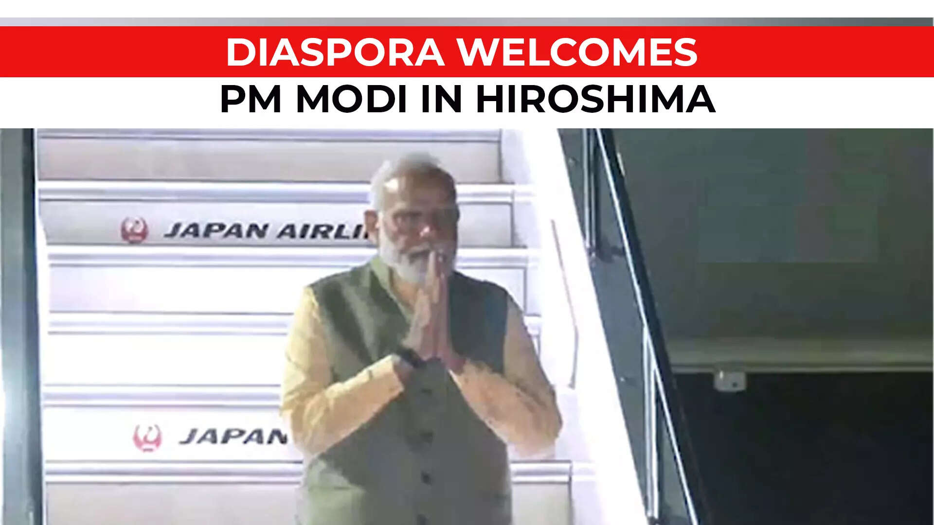 PM Modi gets warm welcome: Indian diaspora raises 'Modi-Modi' chants in Hiroshima