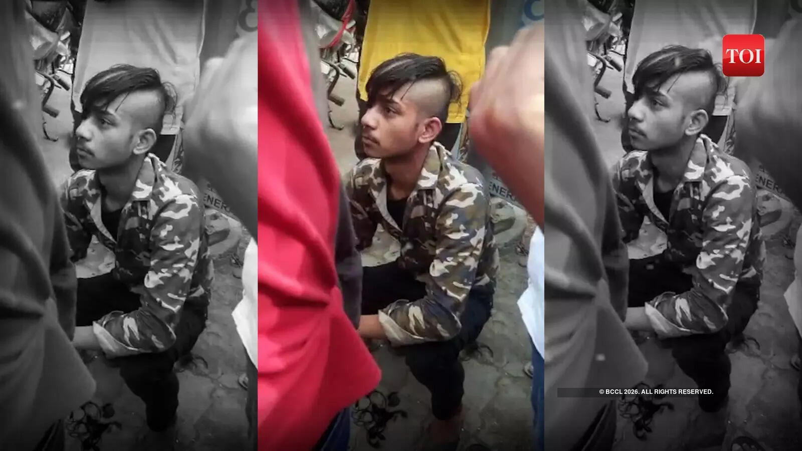 Eve teaser made bald by locals in Kanpur