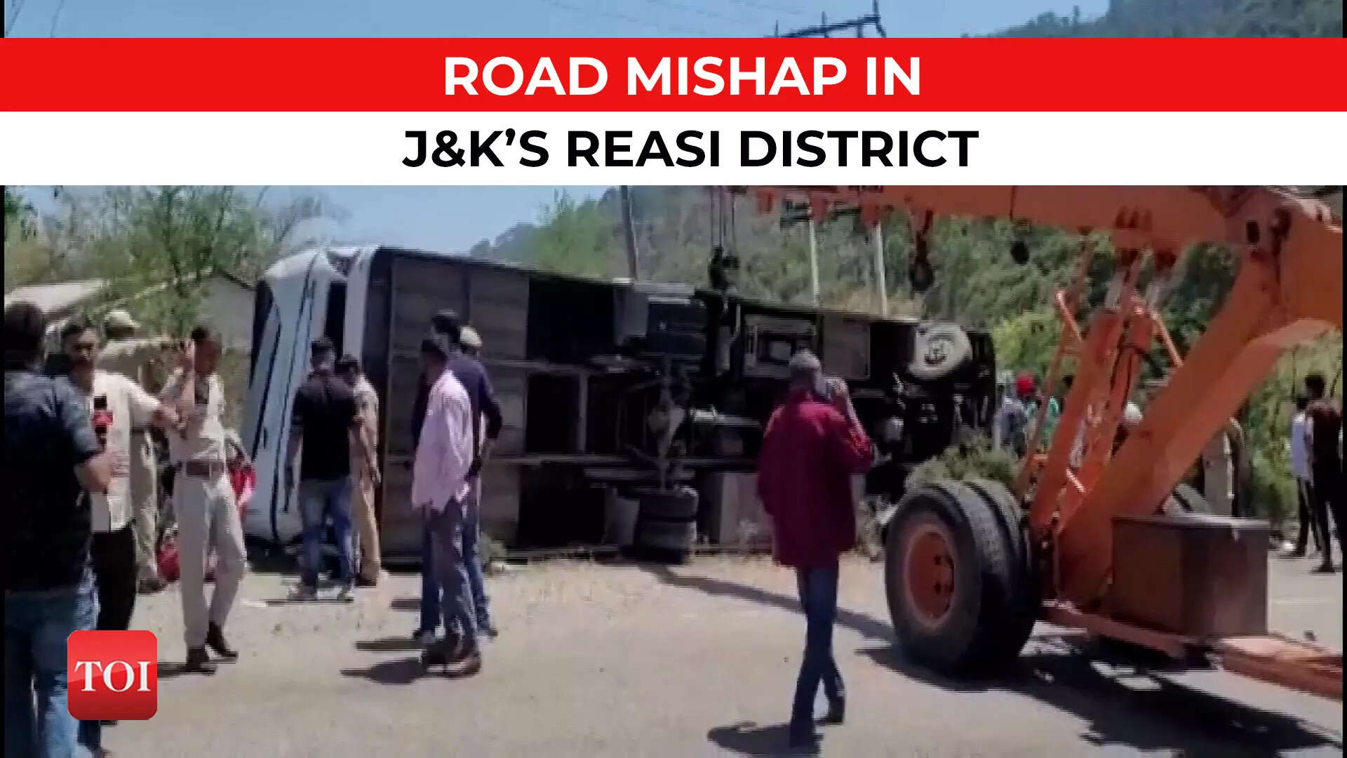 J&K: 1 pilgrim dead, several injured as bus overturns in Reasi district